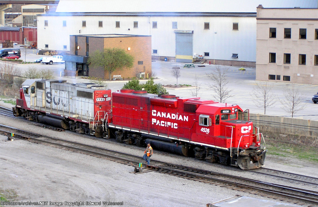 CP 4446 and Soo 4446 were the G67 power to Oconomowoc earlier
